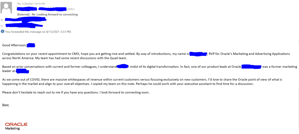 Business Writing Examples – Joshua Ballantine